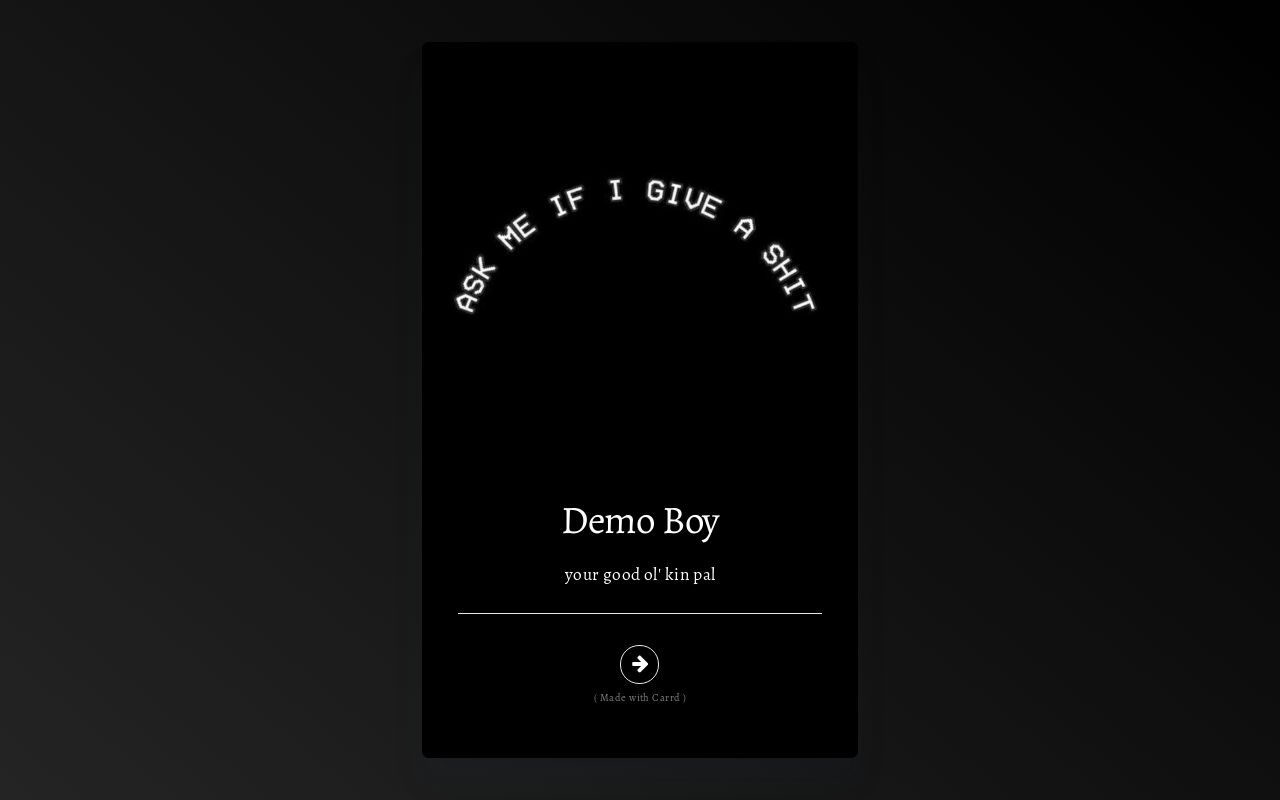 Demo Boy